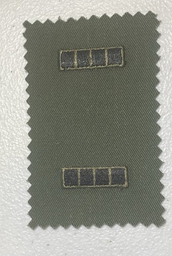 Vintage US Army Rank Insignia O.D. Green Subdued Warrant Officer WO4 ...