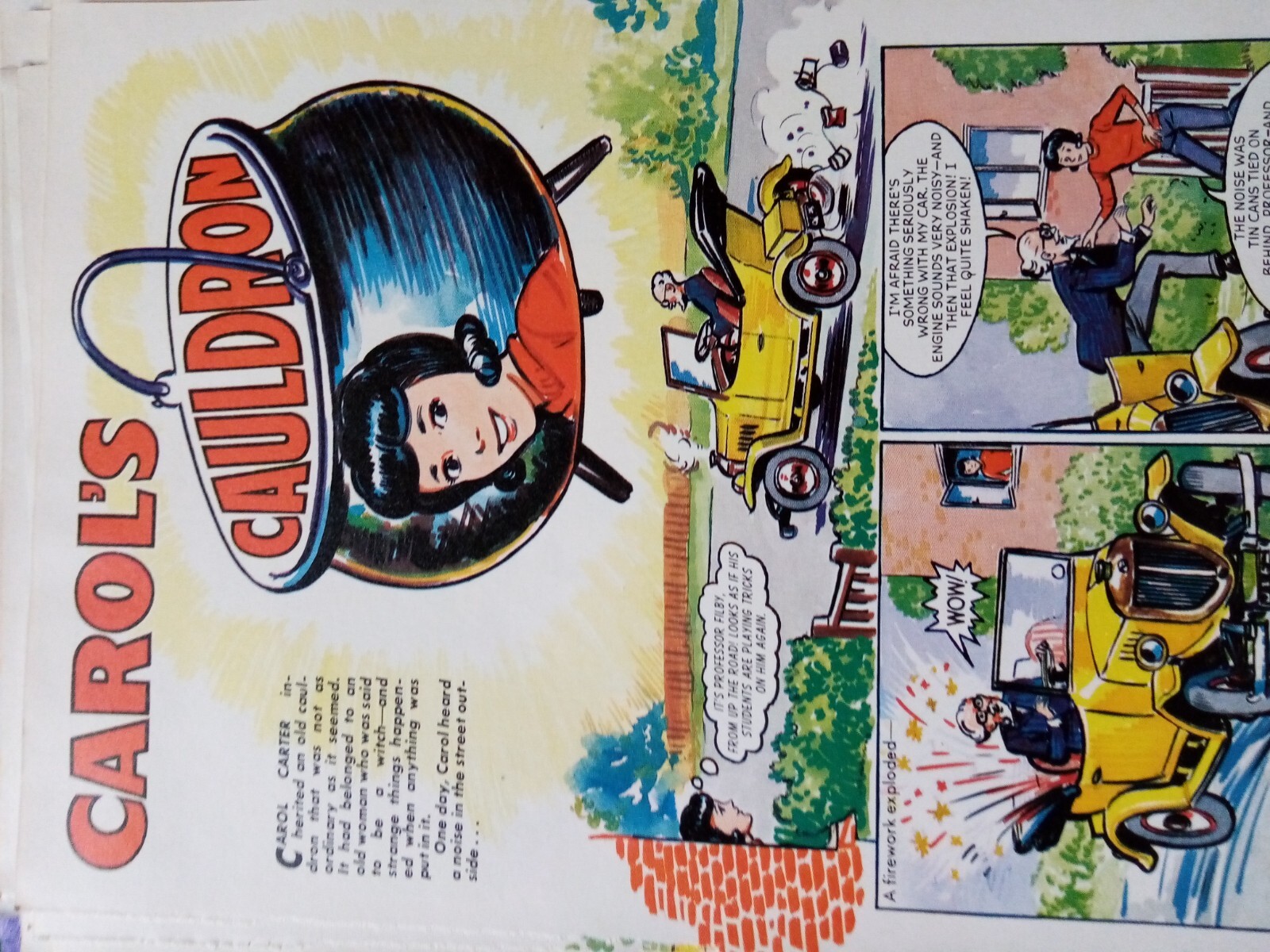 El35 Ephemera 1973 short story Carol's cauldron | eBay UK