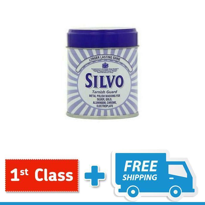 2 x Silvo Tarnish Guard Duraglit Wadding Metal Polish for Silver & Gold ...