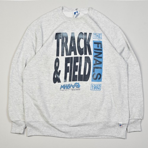 Sweatshirt Russell Michigan High School Crew-Neck Grey Size XL | eBay
