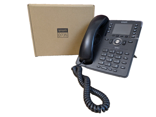 TELEFONO SNOM D735 W/O PS BLACK | eBay