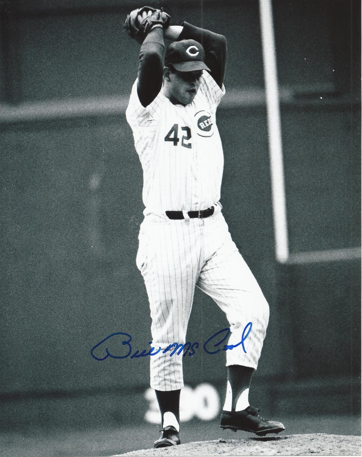 Billy McCool (Deceased) 1966 Cincinnati Reds All-Star Autographed 8x10 ...