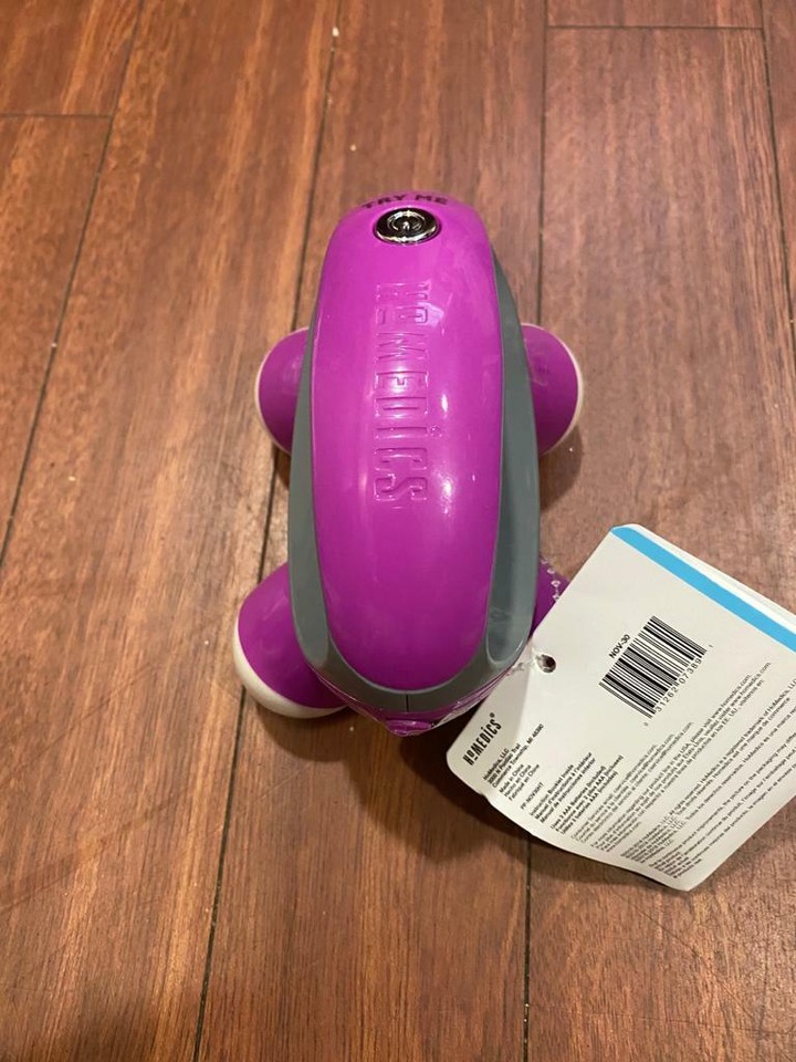 HoMedics Quatro Mini Hand-Held Massager with Hand Grip (Colors May Vary ...