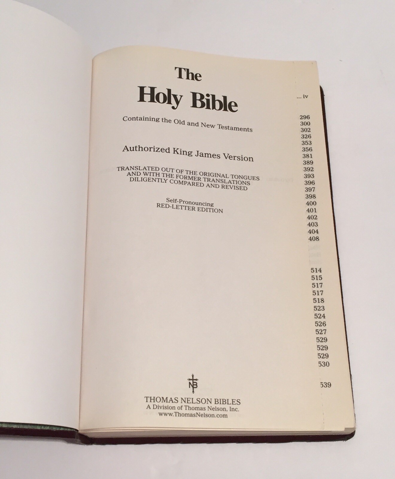 1983 Holy Bible KJV Words of Christ in red Dictionary Concordance ...