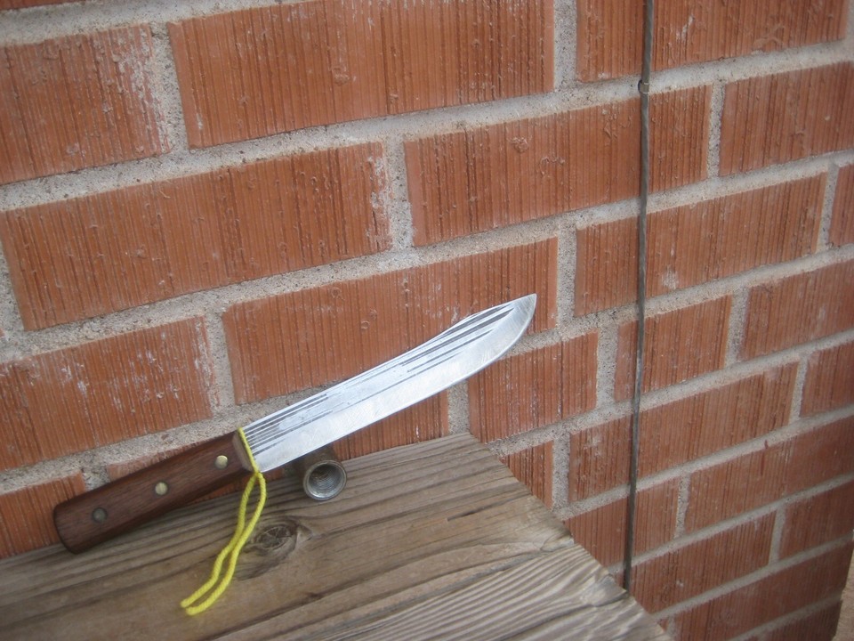 1940s Vintage 8" Blade ** HIBBARD *** Carbon Hand Made Butcher Knife ...