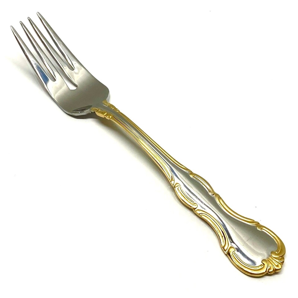 Cambridge MELINDA Stainless Gold Accent Silverware Flatware CHOICE | eBay