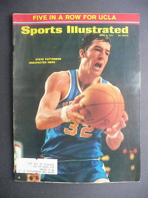 Sports Illustrated April 5, 1971 Steve Patterson UCLA Masters Ali Drake ...