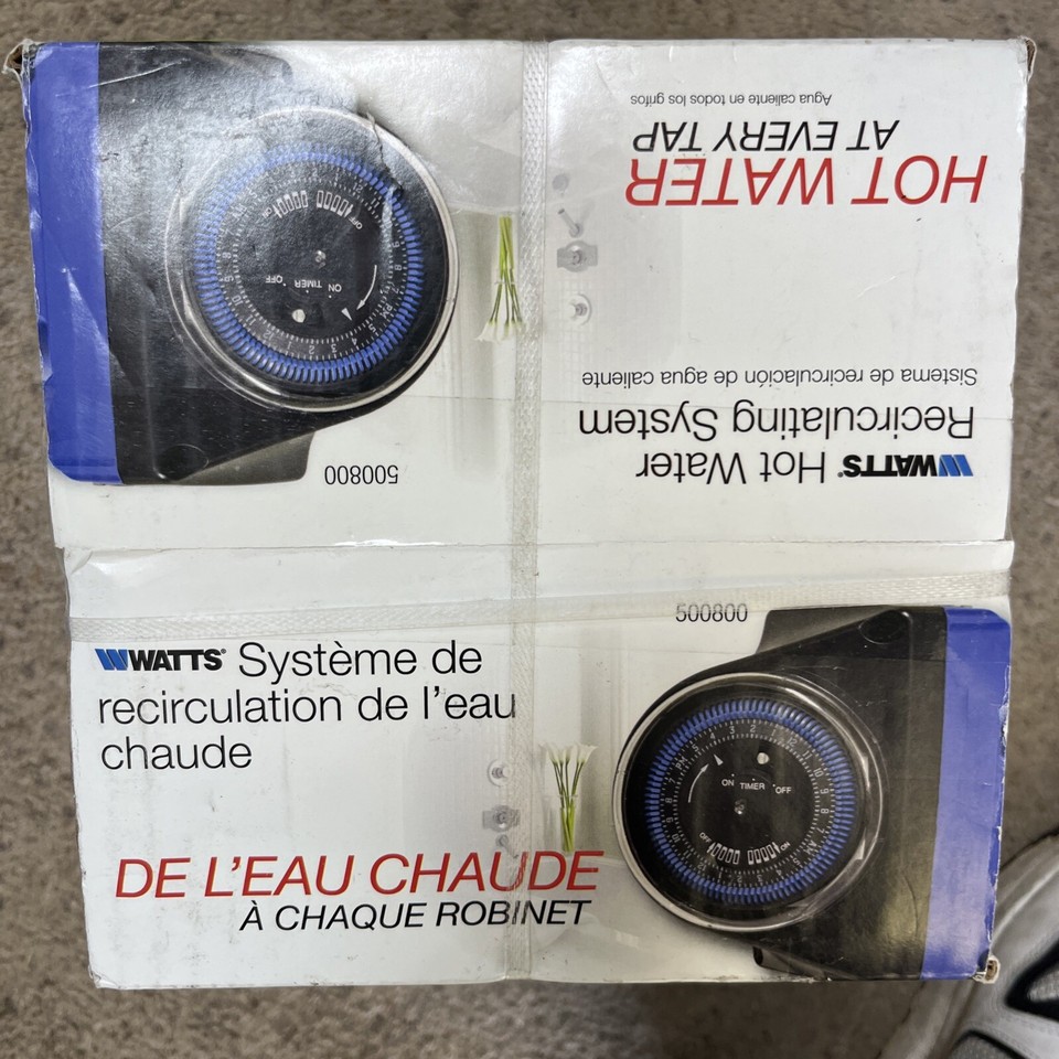 Watts Hot Water Recirculating System with Built-In Timer | eBay
