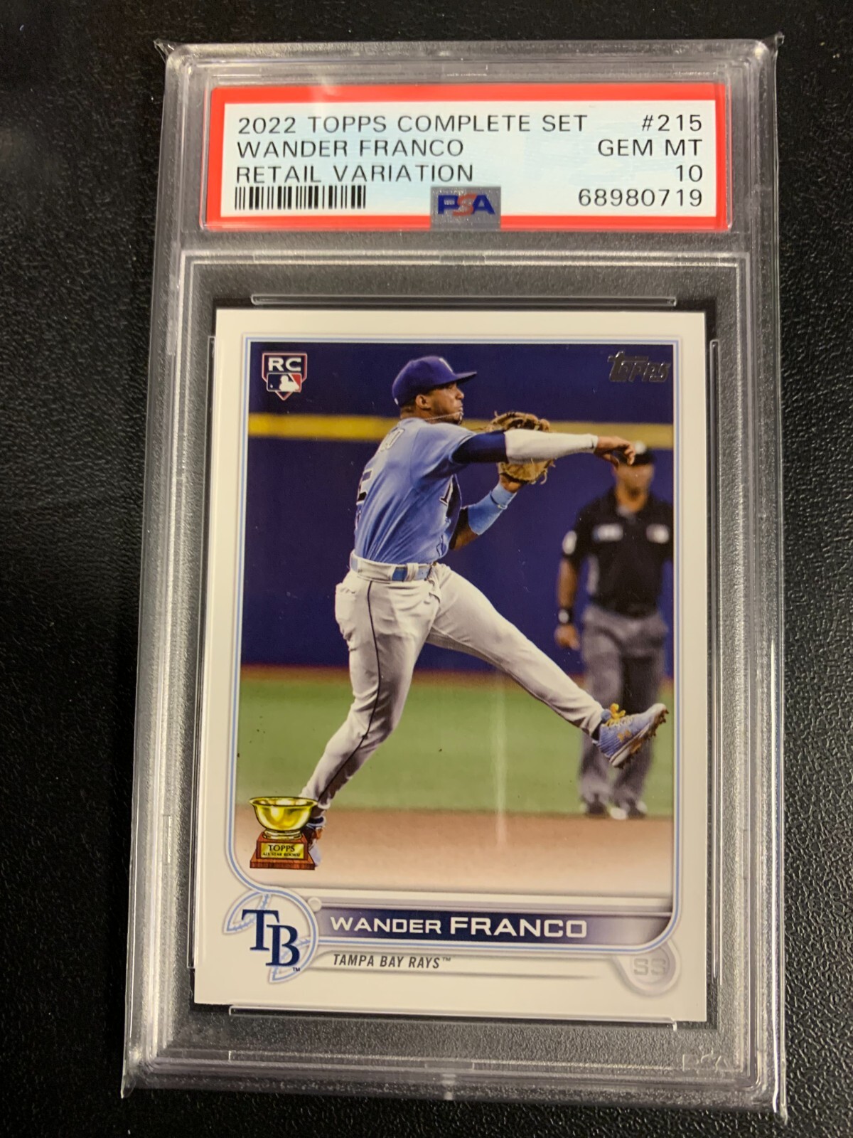 2022 Topps Complete Set Retail Variation #215 Wander Franco RC PSA 10 ...