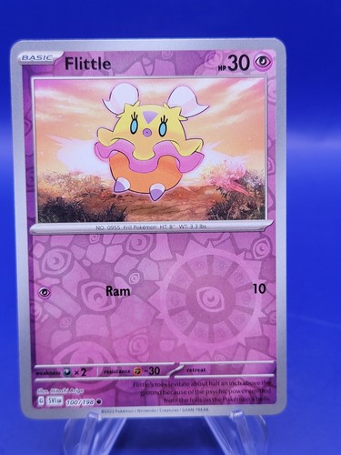 Flittle - 100/198 Scarlet & Violet Reverse Holo Common Pokemon - NM ...