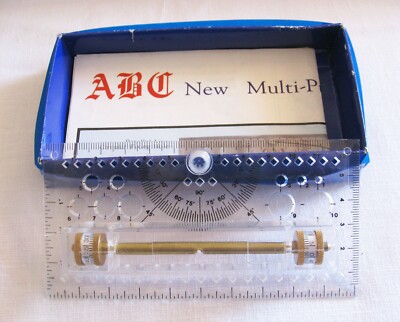 ABC MULTI-PURPOSE RULER IN BOX WITH INSTRUCTIONS. | eBay