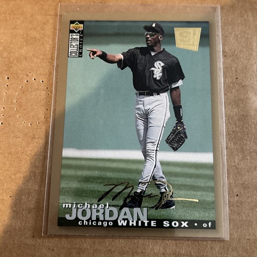 1995 Collector's Choice SE #238 Michael Jordan Gold Signature Sharp ...
