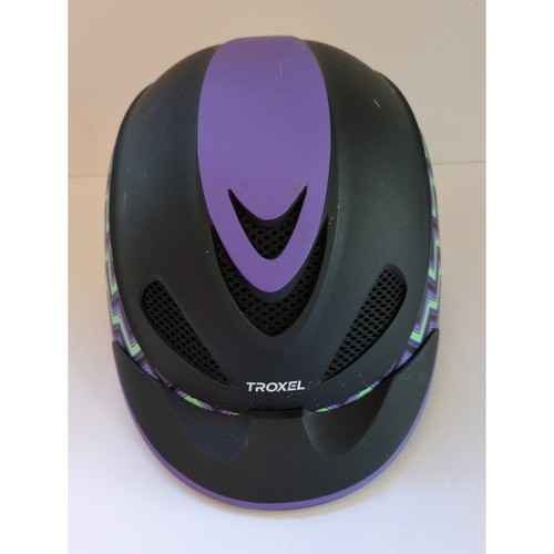 Troxel Fallon Taylor 10 04-460 Medium Black Riding Helmet Purple ...
