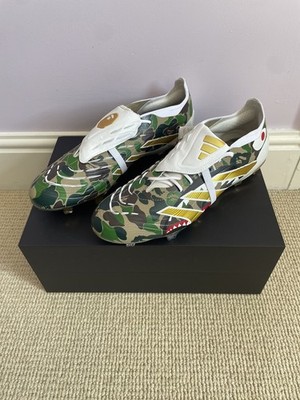BAPE x Adidas Predator Elite Foldover Tongue FG Bape Green Camo UK10.5 ...