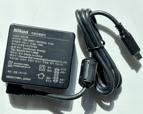 NEW Original Battery Charger Type-C AC Adapter EH-7P For Nikon Z6 II Z7 ...