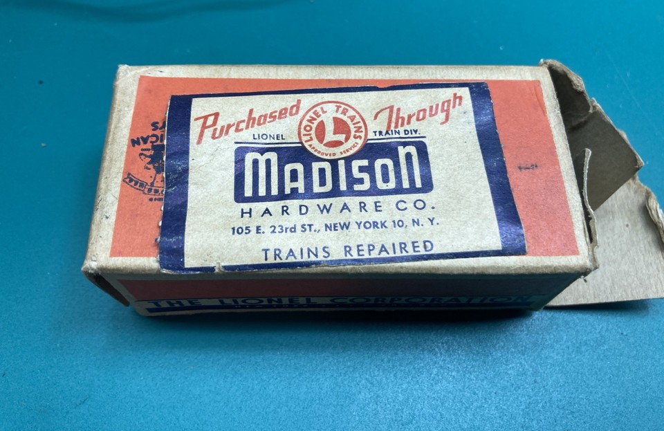 Lionel Postwar Lighted LTC Lockon w/Original Box & Madison Hardware ...