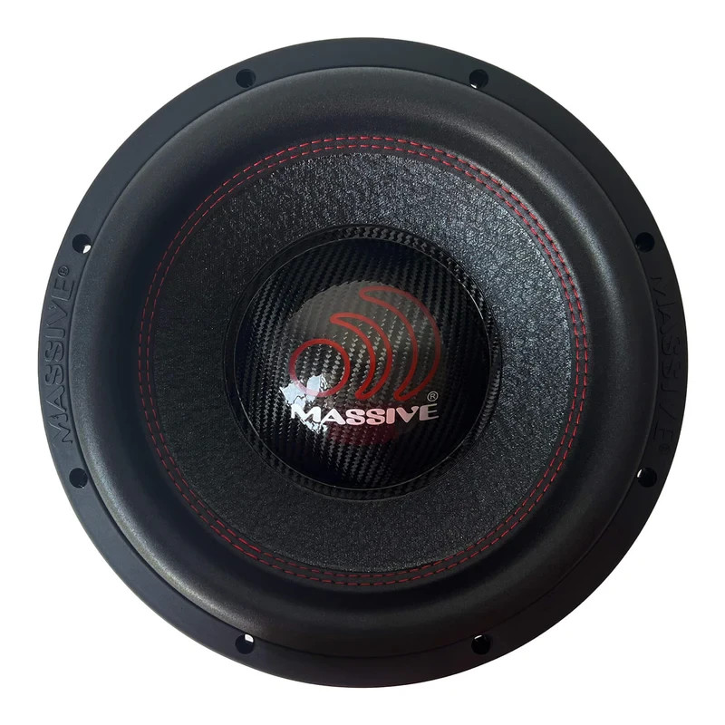 Massive Audio HIPPO H124XR 6000 Watt 12" Dual 4 Ohm Car Audio Subwoofer ...