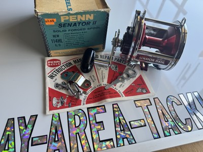Penn Anniversary 114HL Senator Chrome with Red Spool Original Box ...