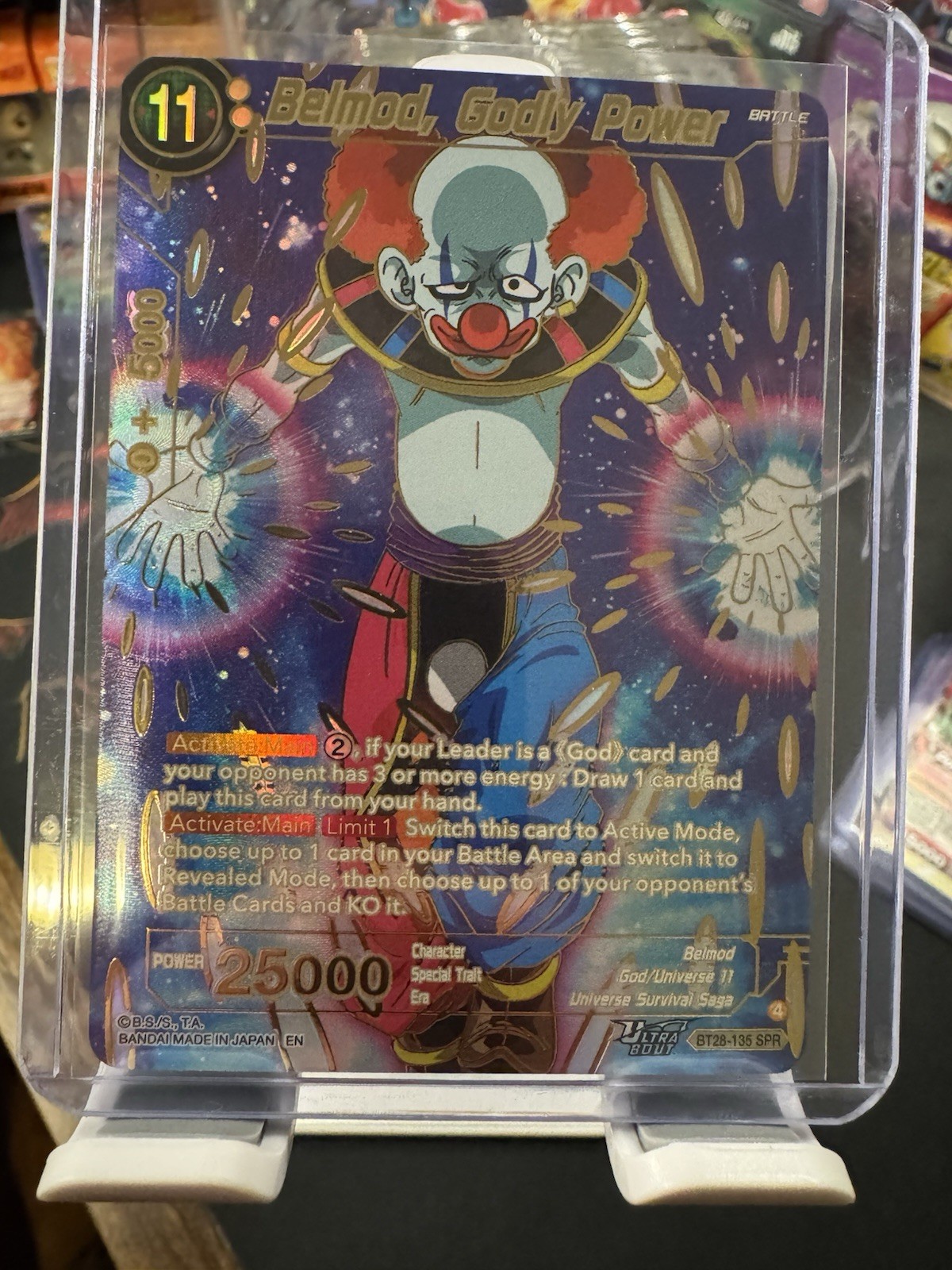 Dragon Ball Super - Prismatic Clash - Belmod, Godly Power BT28-135 SPR ...