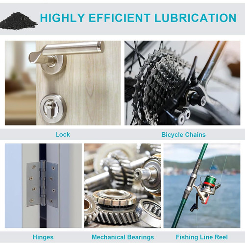 1LB Pure Graphite Powder,3000 Mesh Microfine Dry Graphite Lubricant ...