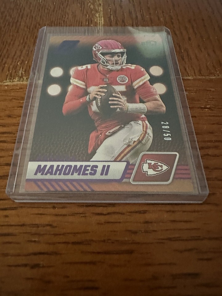 2023 Panini Zenith Patrick Mahomes #50 Purple 2nd Down 28/50 | eBay