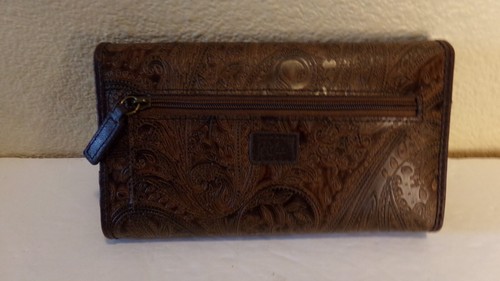 Relic Brown Paisley Womens Wallet Unused Checkbook Holder | eBay
