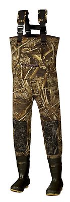 New Men 5mm MAX-5 Camo Fishing/Hunting Neoprene Wader Lug Boots Size 9 ...