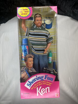 Ken Barbie Shaving Fun Ken Doll 1994 Mattel #12956 | eBay