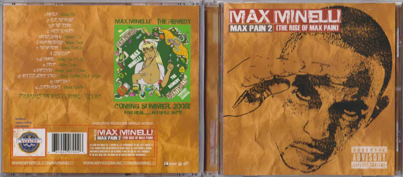 Max Minelli - Max Pain 2 Louisiana Rap G-Funk C-Loc Russell Lee !@#$ | eBay