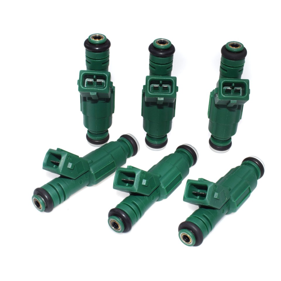 6PCS Fuel Injectors 0280155968 440cc 42lb For VW Golf Audi A4 Ford BMW ...