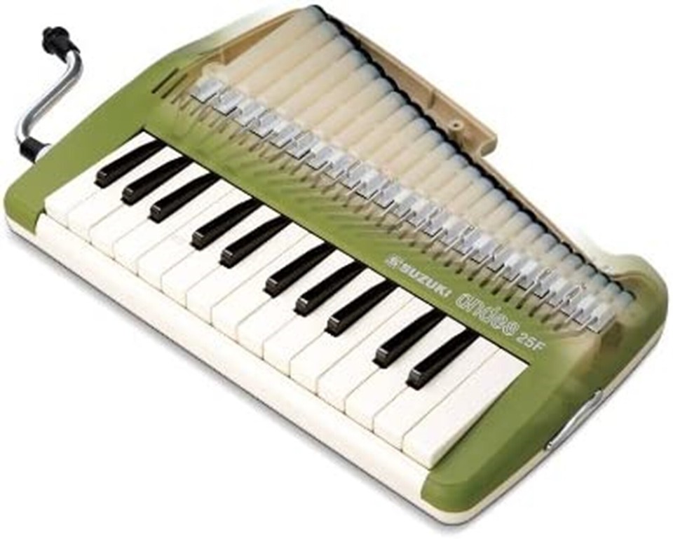 SUZUKI A-25F Andes 25-Key Keyboard Recorder Melodion Melodica Green ...