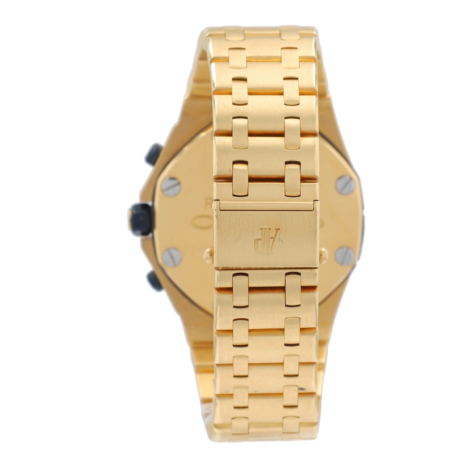 Audemars Piguet Mens Watch "Brick" Solid 18K Yellow Gold Black 41mm ...