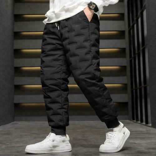 Winter Mens Outdoor Slim Fit Duck Down Pants Puffer Leisure Sport Warm ...