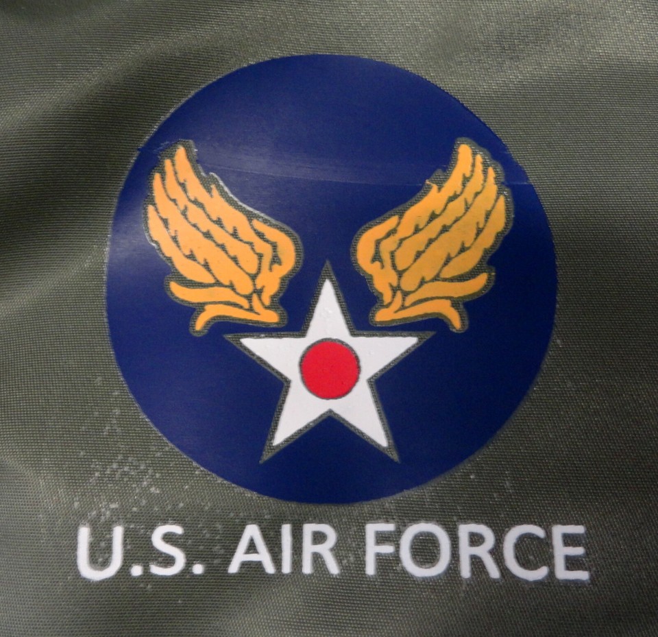 U.S.A.F. FLIGHT JACKET/FLIGHT SUIT HEAT TRANSFER DECAL | eBay