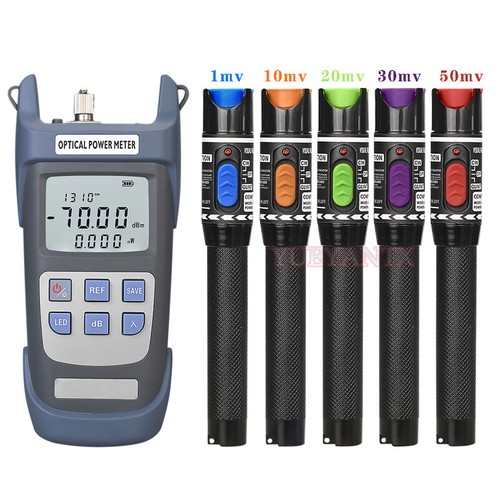 Fiber Optical Power Meter -70~+10dBm 10/20/30/50mv Visual Fault Locator ...