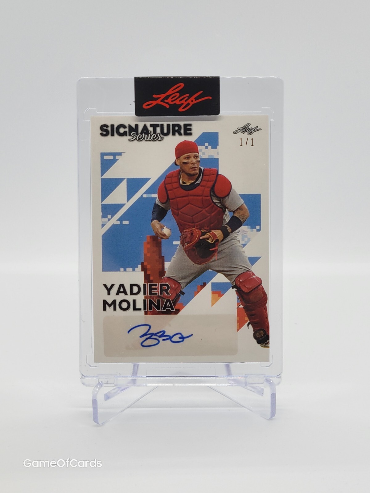2023 Leaf Signature Series YADIER MOLINA Auto Autograph 1/1 - 1 of 1 🔥 ...