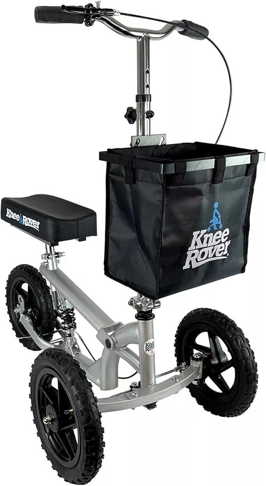 KneeRover Deluxe Knee Scooter Basket Accessory with Large Capacity ...