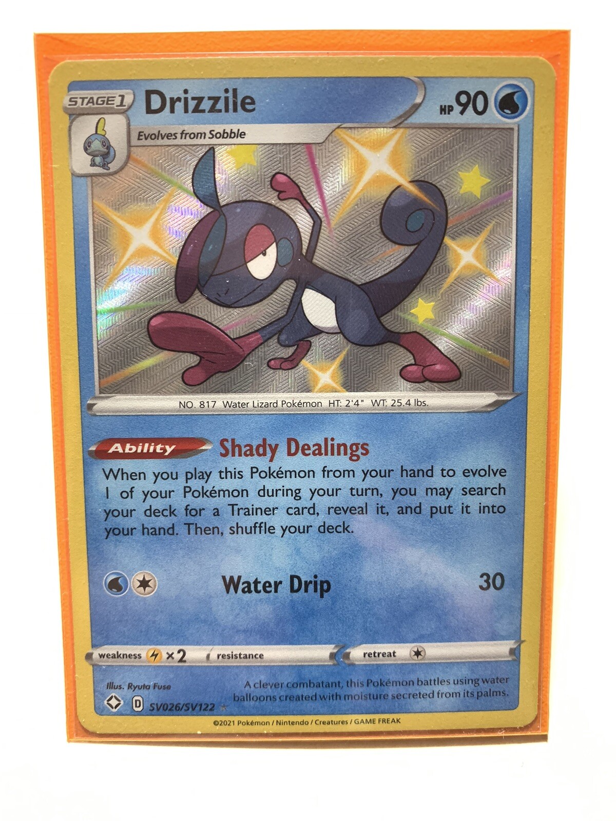 Pokémon - Drizzile Shining Fates SV026/SV122 Holo Shiny Holo Rare | eBay