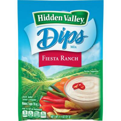 Hidden Valley Fiesta Ranch Dips Mix, Gluten Free -Pack of 24 | eBay