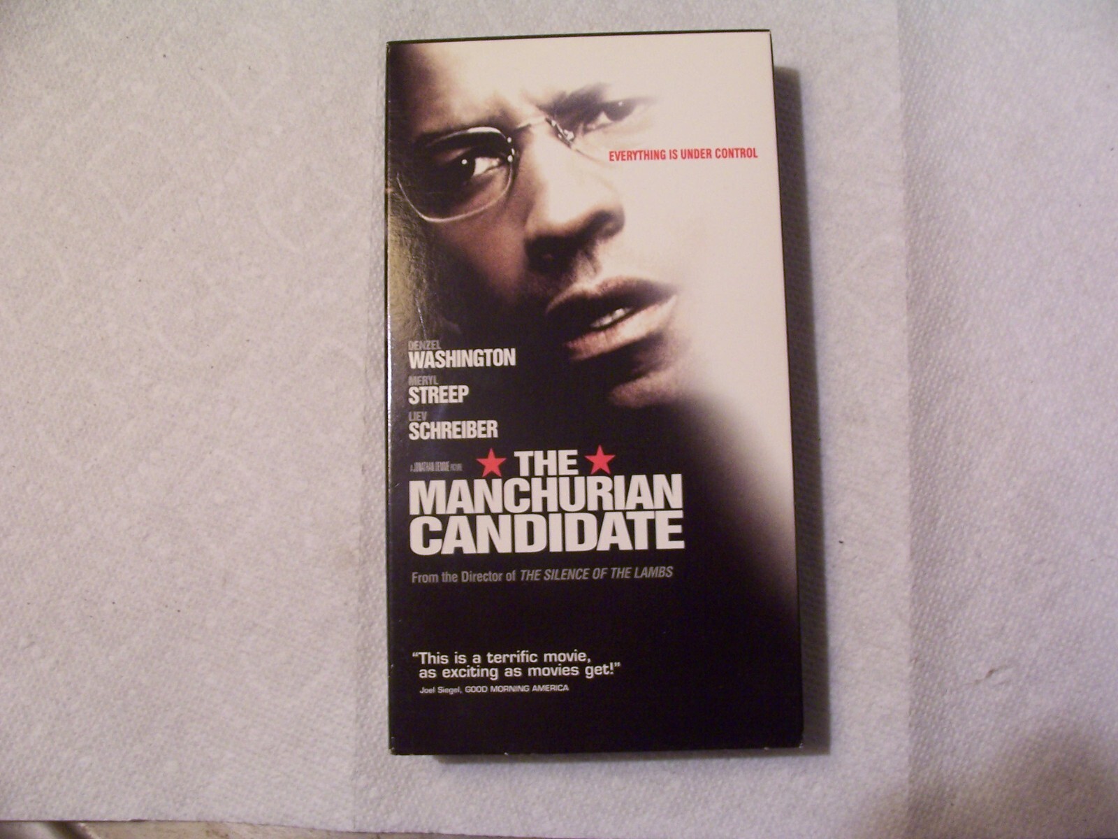 THE MANCHURIAN CANDIDATE MERYL STREEP DENZEL WASHINGTON VHS TAPE | eBay