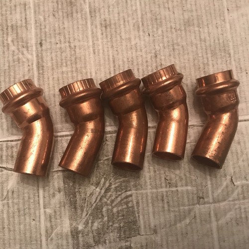 Lot Of 5 3/4" Streamline ProPress Copper 45-Degree Street Elbow Press ...