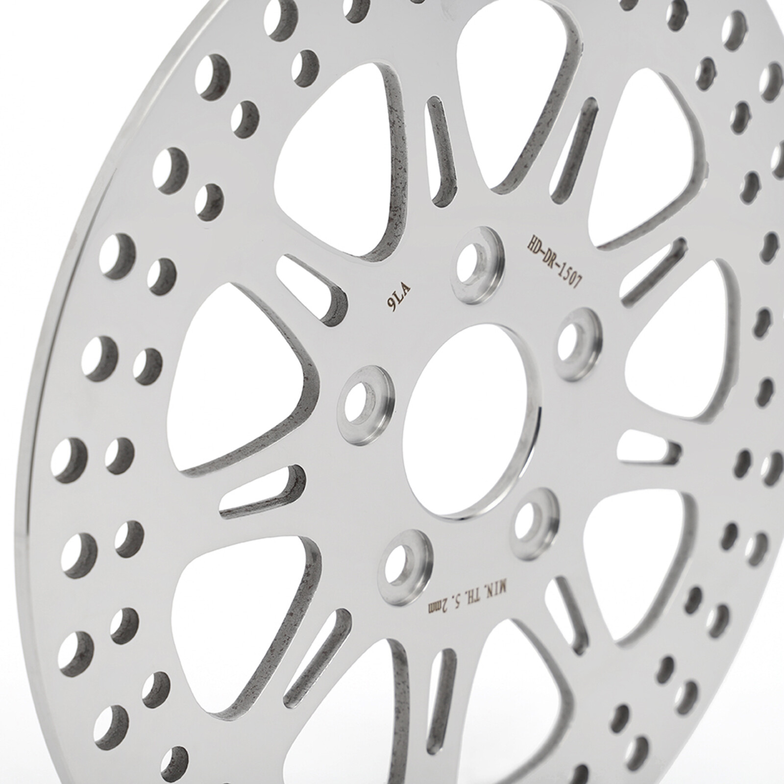 Polished Rear Brake Rotor for Dyna FXDWG FXRS Sportster Softail FXST ...