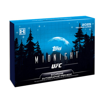 2025 TOPPS MIDNIGHT UFC HOBBY BOX (3 AUTOs) MMA Mixed Martial Arts ...