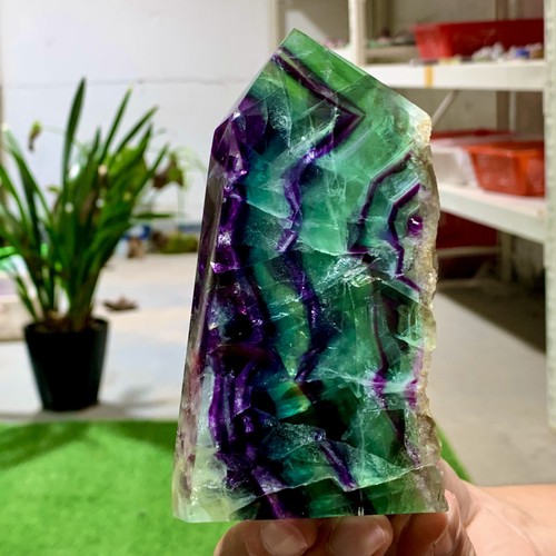 452G Natural color fluorite crystal flake crystals for healing | eBay UK