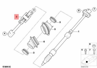 Genuine BMW E53 SUV Steering Shaft Joint Lower OEM 32306758076 | eBay