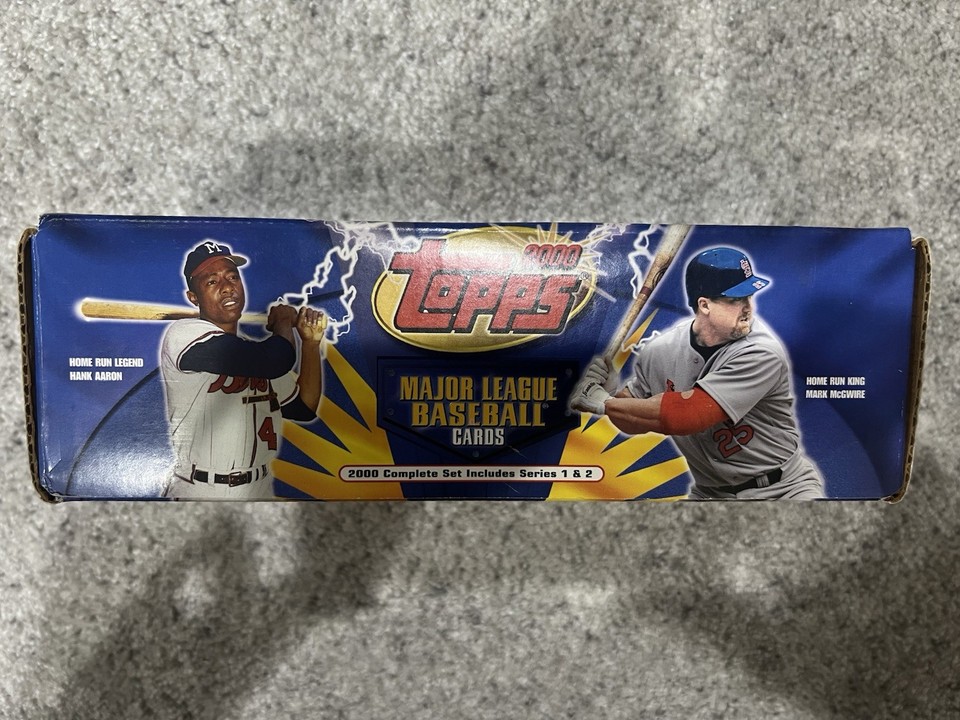 Topps 2000 MLB Baseball Complete Factory MLB Set Series 1 & 2 McGwire ...