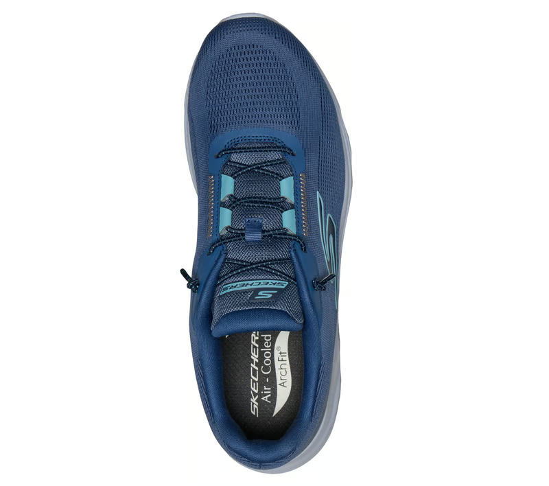 Mens Skechers GO RUN Glide-Step Arch Fit - Casion Athletic NAVY Medium ...