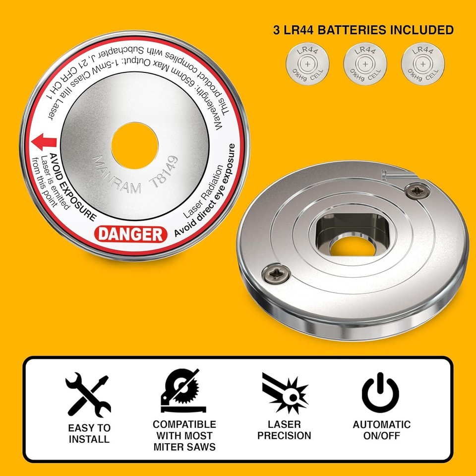 Miter Saw Laser Guide - Miter and Portable Saw Laser Guide, Miter ...