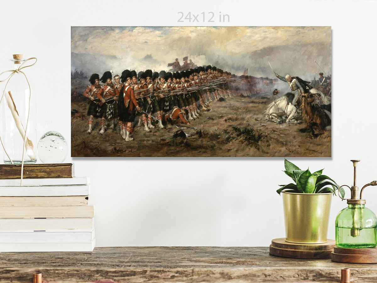 The Thin Red Line Painting 169 The Exceptional 'Thin Red Line' And