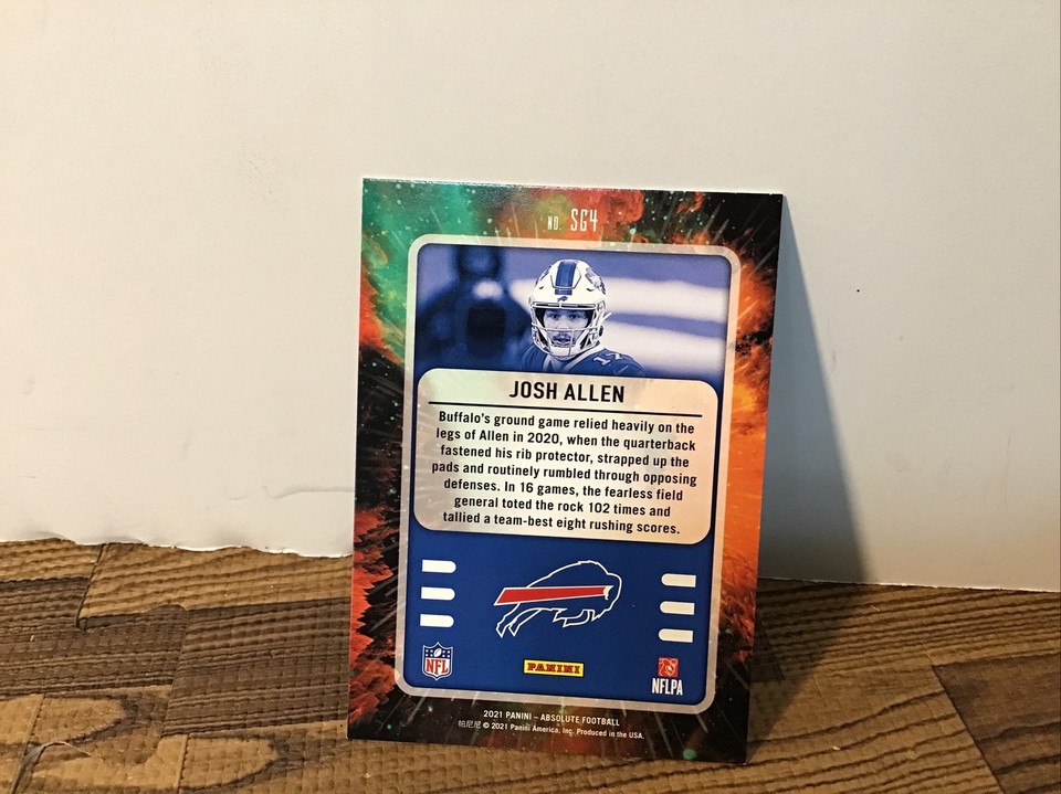 JOSH ALLEN 2021 Absolute STAR GAZING INSERT SP Buffalo Bills Football ...